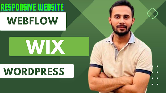 Design and redesign webflow wordpress wix website by Saadshah892 | Fiverr