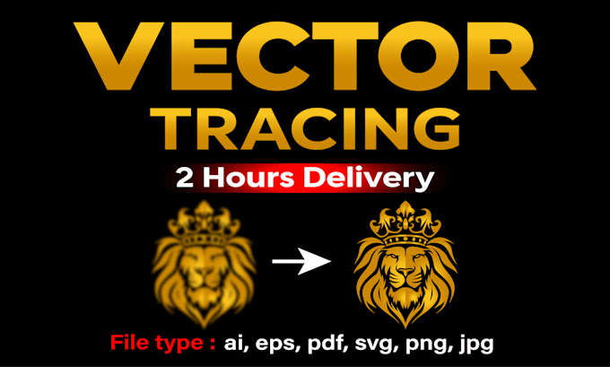 Do manual vector tracing, redraw logo, convert to vector file quickly ...