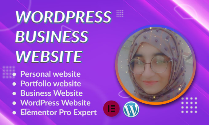 Build your wordpress business website using elementor pro by Bushra00786 | Fiverr