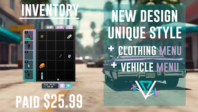 New am inventory qbcore by Kirutzcl | Fiverr