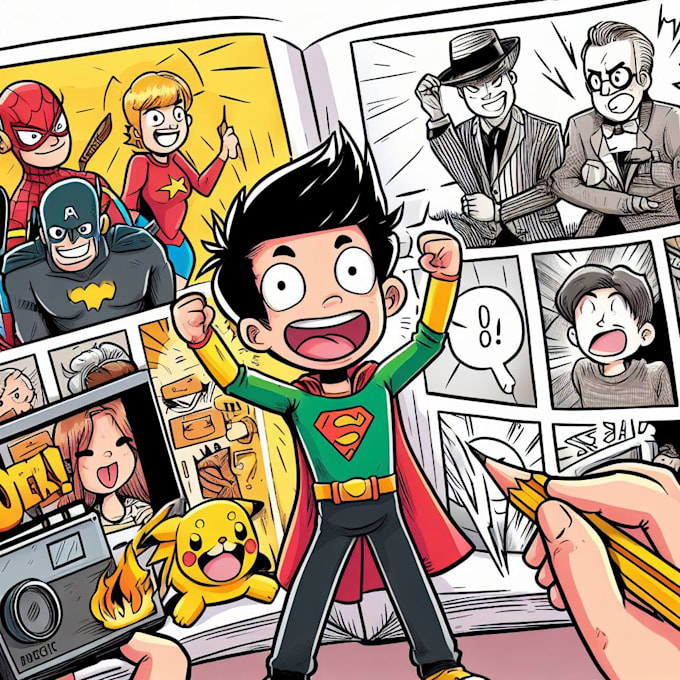 Do cartoon comics, comic book and comic book illustration by Bereiva ...