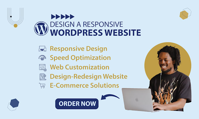 Build a modern and responsive wordpress website design by Devnexarealm ...