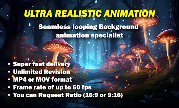 Animate ultra realistic background by Muhammadrama742 | Fiverr
