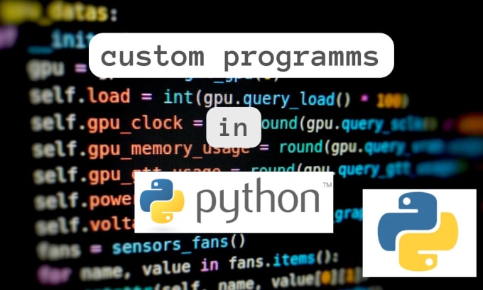 Make A Custom Python Program By Ruhanalillc Fiverr