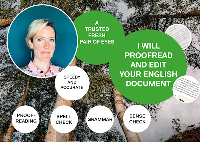 Proofread, edit and improve your english document by Kirstyjenifer | Fiverr