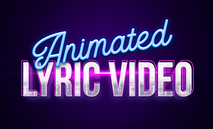 Create an amazing animated lyric video for your song by Malikzubair_ | Fiverr