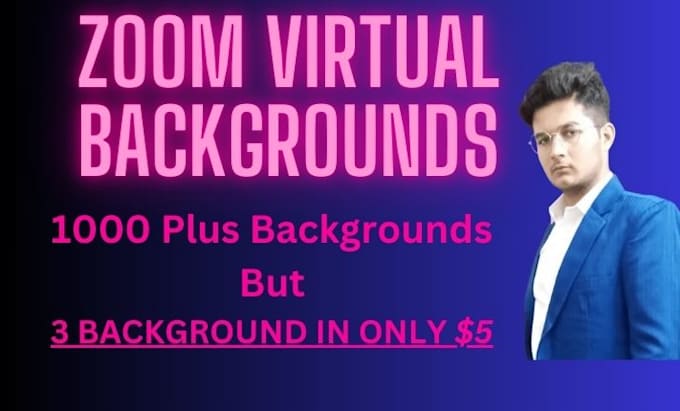 Create custom virtual background for your zoom or office by Rayyanshoaib728 | Fiverr