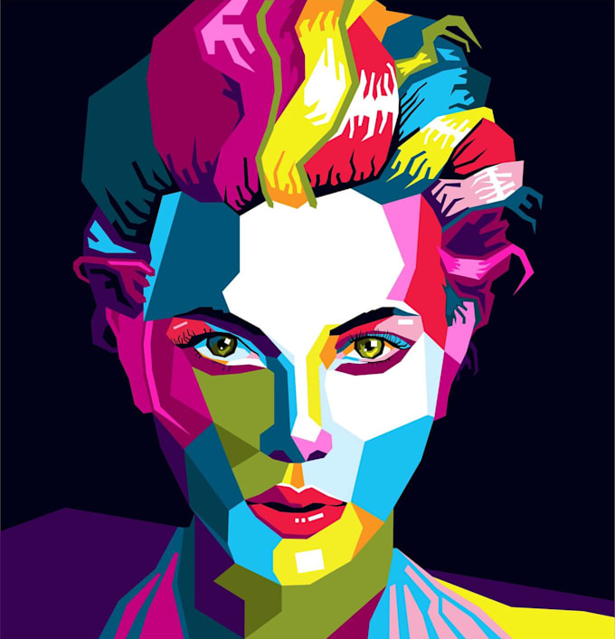 Create the best popart portrait by Zeevwolf | Fiverr