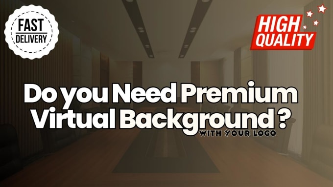 Design a professional custom zoom virtual background by Sheikhshehzad ...