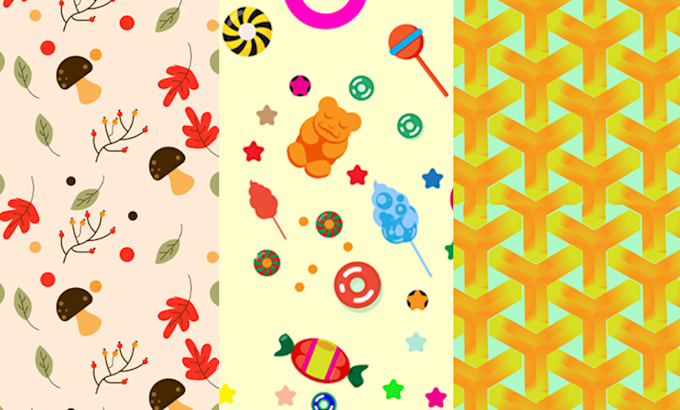 Design seamless repeat patterns by Gireesh007 | Fiverr