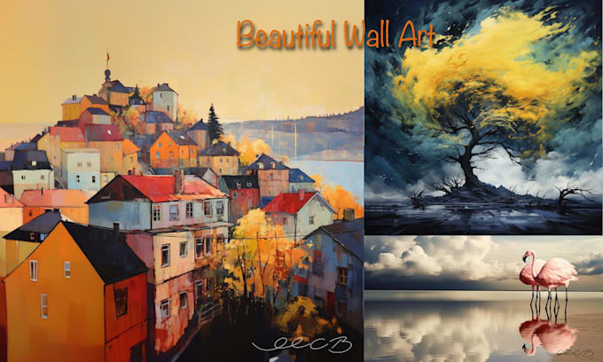 Transform your art ideas into stunning wall art by Mcdaleaiart | Fiverr