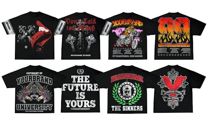 Design exclusive streetwear shirts for your style by Xevenstd | Fiverr