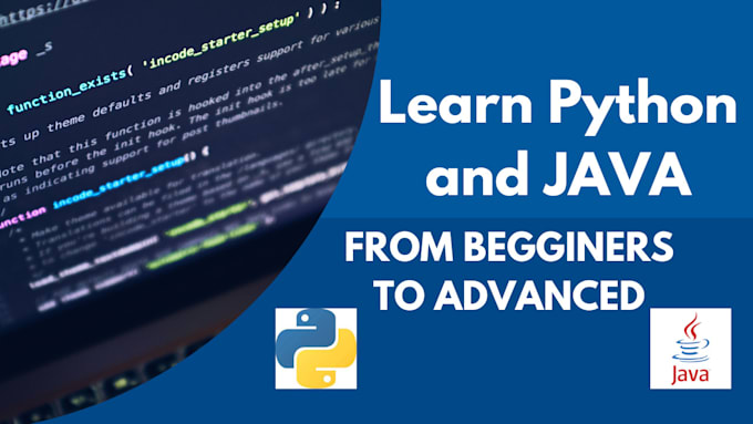 Teach java and python from basic to advanced by Maliksaim810 | Fiverr