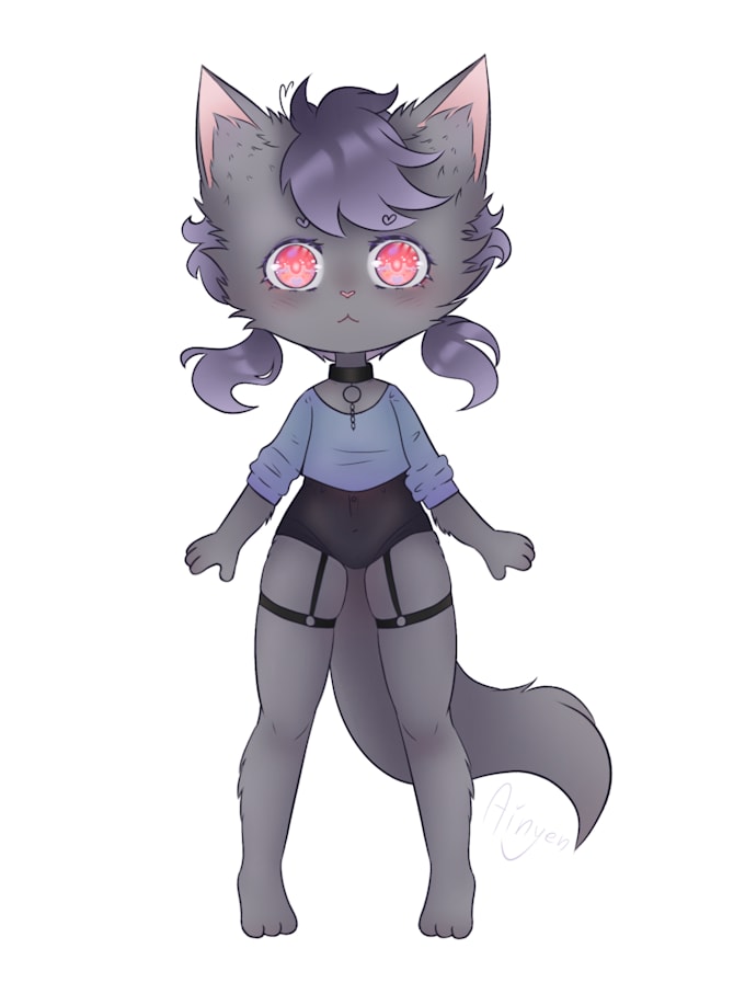 Make a furry art in chibi style by Ainyan | Fiverr