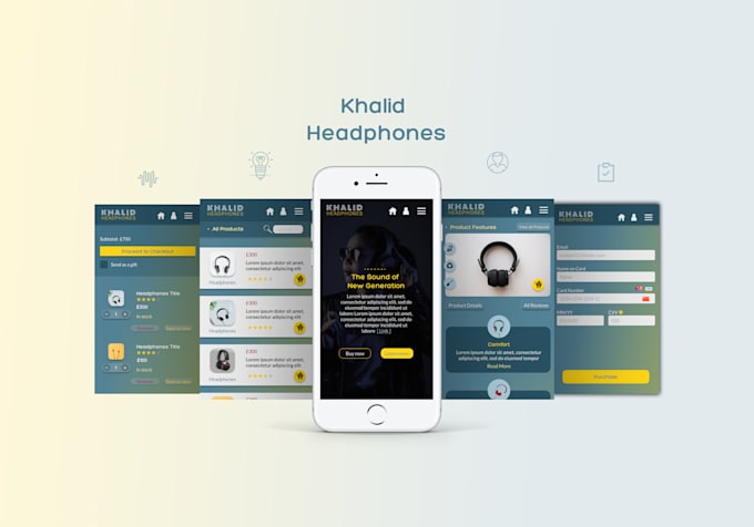 Create eye catching user interface on figma by Misbah4khalid | Fiverr