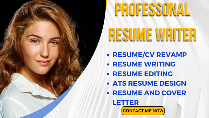 Professionally write or revamp your resume and cover letter, design ats resume by Elsa_luis | Fiverr