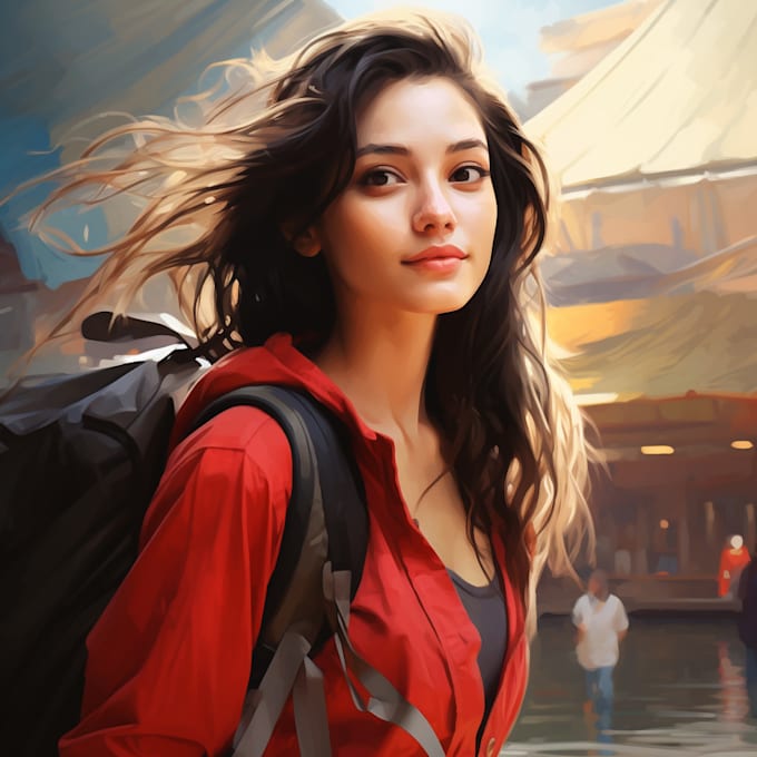 Draw realistic digital oil painting from your photo by Armavleets | Fiverr