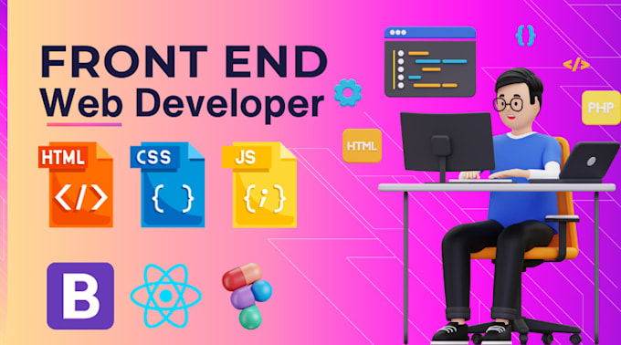 Be your front end web developer using html css javascript bootstrap jquery by Babarcoder | Fiverr