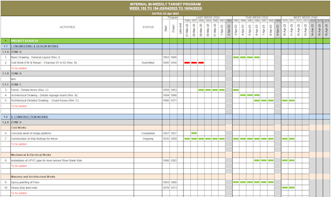 Create template of weekly schedule or weekly plan in excel by Veasna ...