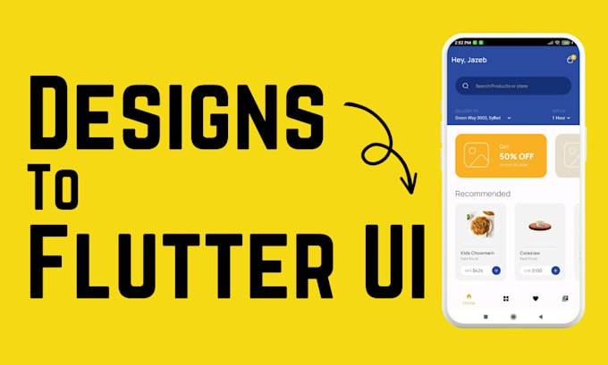 Convert your designs to high quality flutter app by Jazeb_javed_52 | Fiverr