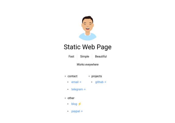 Create Static Web Pages For You By Amithm7 Fiverr