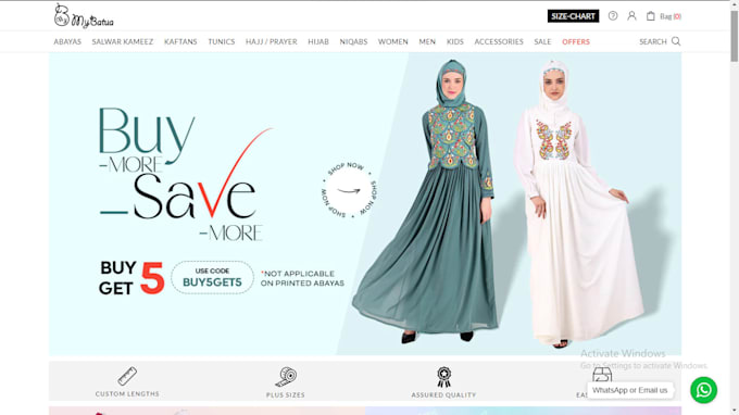 Design stunning arabia clothing website arabian oil store islamic wears ...