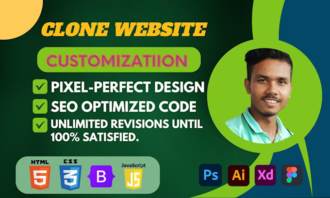 Create Copy And Clone Website An Html Css And React Js By Rimonhossain123 Fiverr
