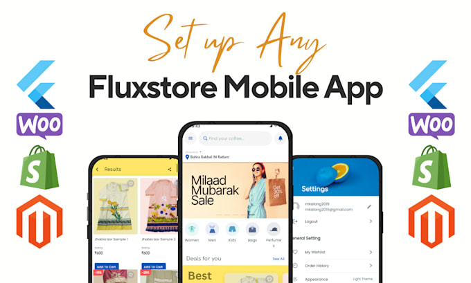 Configure fluxstore app and publish it on play store and app store by Murtazakalang | Fiverr