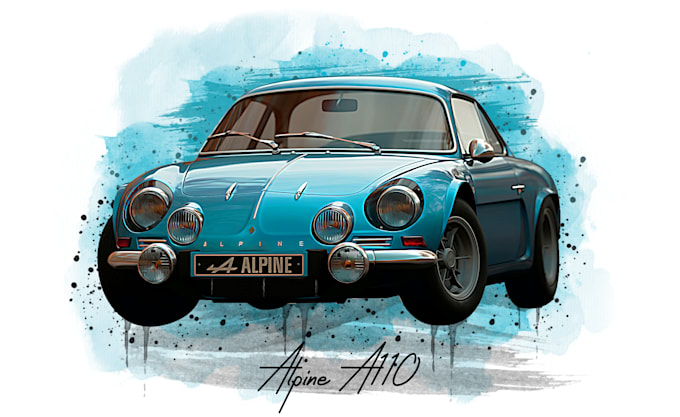 Create stunning watercolors for your car, or any vehicle by Jibs ...