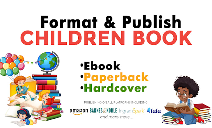 Children book publishing layout formatting design children book ...