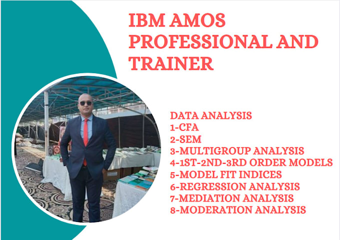 Do amos data analysis by Drsharifq | Fiverr