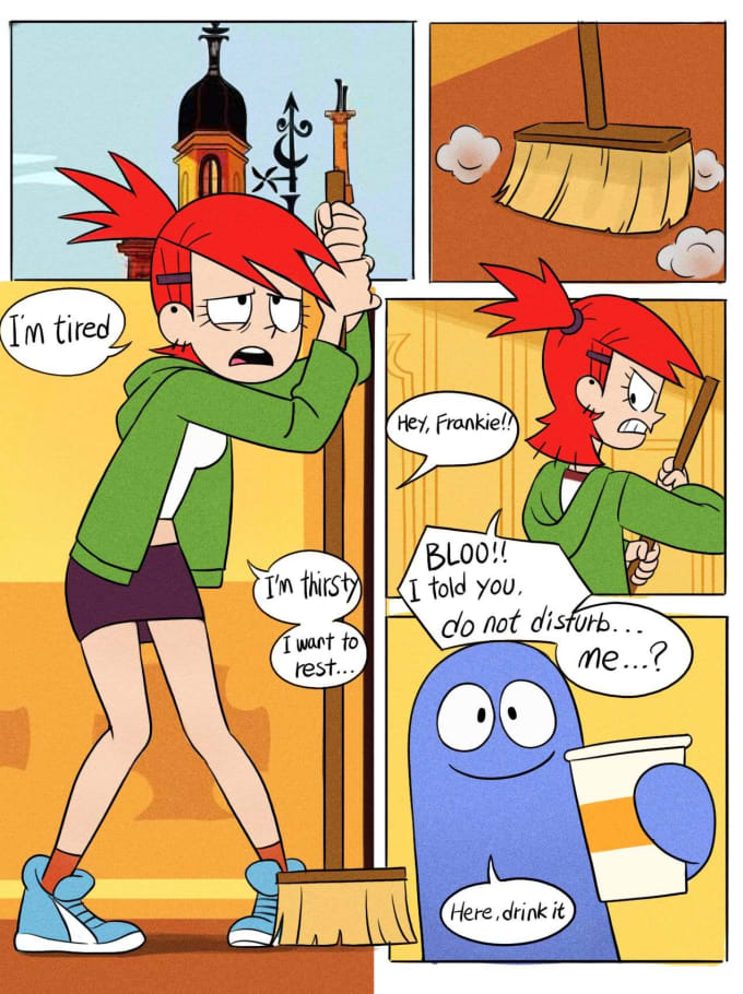 Do Sfw And Nsfw Comic Comic Strip Comic Page Illustration By Misyrolibi Fiverr
