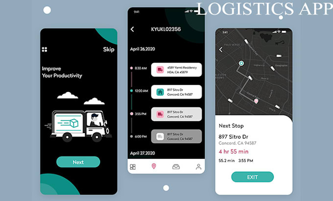 Develop logistics app, truck booking app, transportation app by Qee_soft | Fiverr