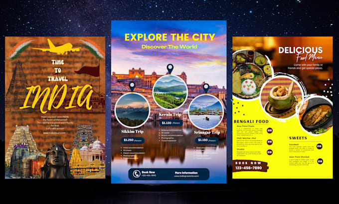 Create stunning posters for your events by Gudu2023 | Fiverr