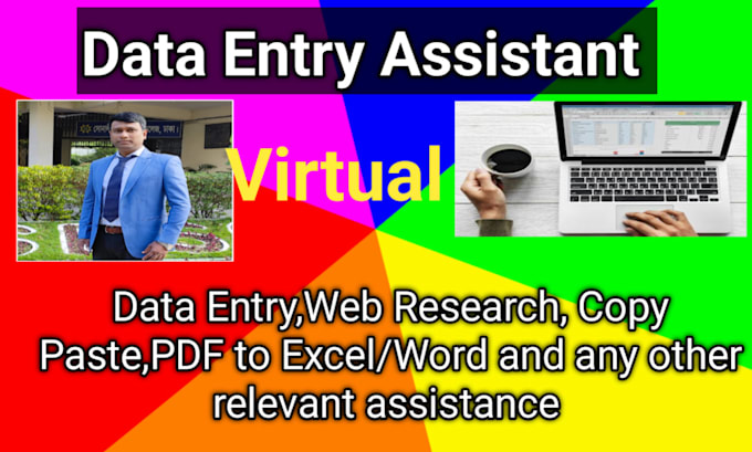 Be your perfect data entry assistant by Mahtabapu | Fiverr