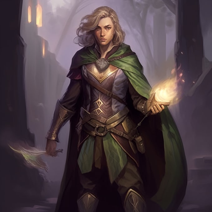 Draw dnd character art by Mianmut | Fiverr