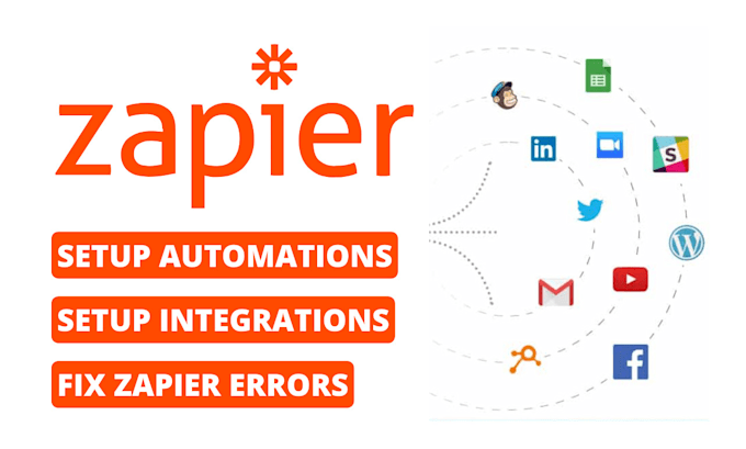 Setup zapier ai automations and ai workflows and fix zapier integration errors by Hanzala_webdev ...