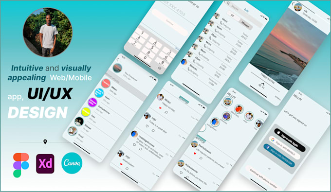 Design awesome mobile apps and website with an outstanding look by ...