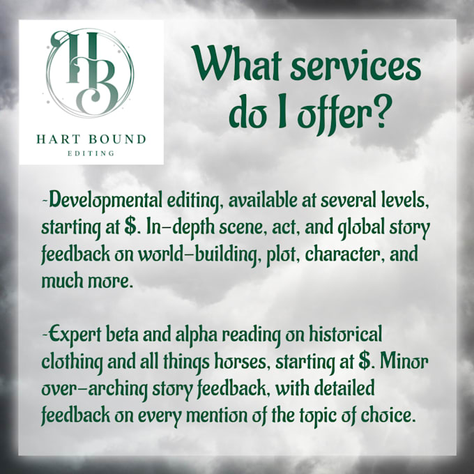 Developmentally edit your story by Hartboundedits | Fiverr