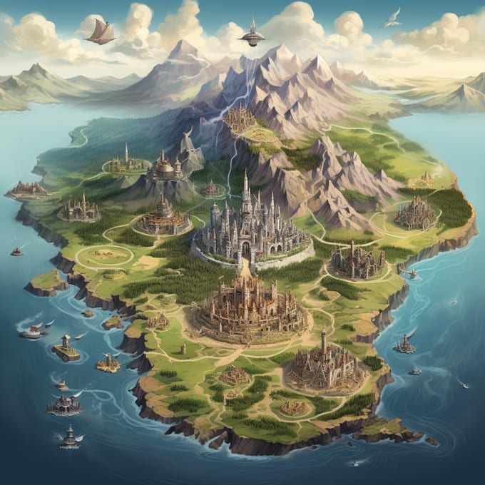 Create your professional fantasy world, regional, city map by Michaloa ... Create your professional fantasy world, regional, city map by Michaloa ...
