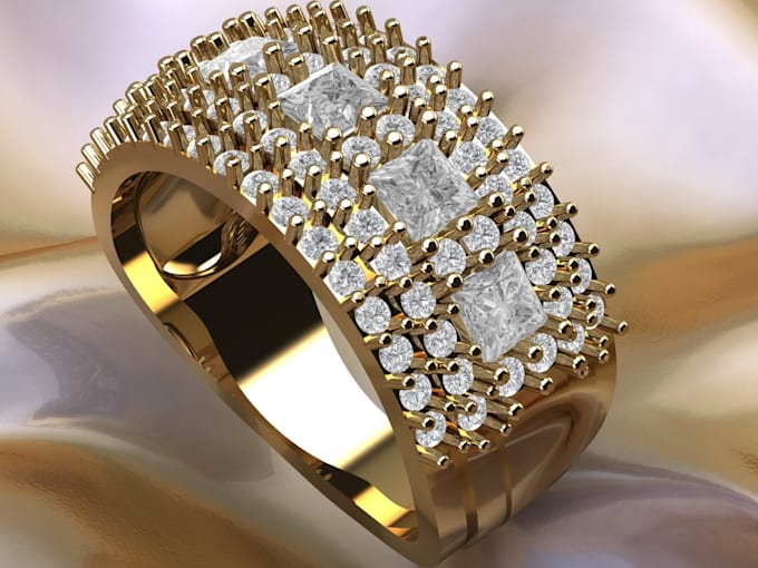 Do 3d Jewelry Animation 3d Jewelry Design 3d Product 3d Cad Printable File By Hahnan Fiverr 