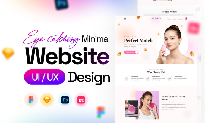 Create eye catching website ui ux design for your business by ... Create eye catching website ui ux design for your business by ...