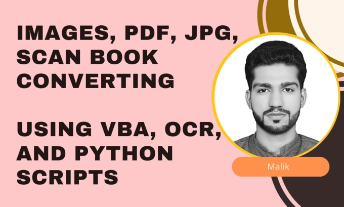 Convert image, pdf, jpg using ocr, vba, python script auto by ... Convert image, pdf, jpg using ocr, vba, python script auto by ...