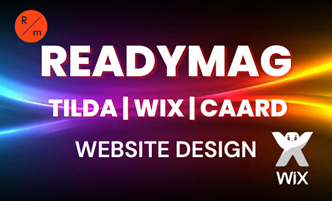 Design custom readymag website, tilda website, wix website, carrd website design by Plutowave ...