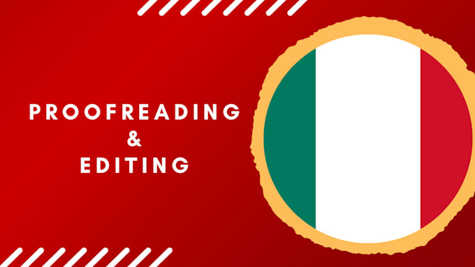 Proofread and edit your italian text by Alessandra_f98 | Fiverr