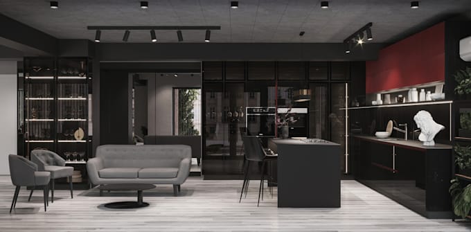 Create 3d renders for a showroom by Valeriegr98 | Fiverr