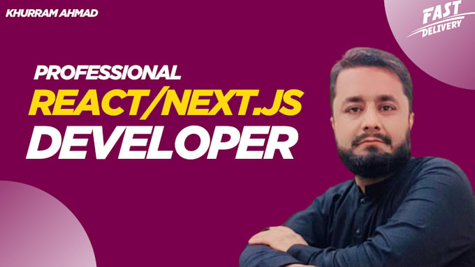 Be your expert reactjs and nextjs frontend developer by Orangegfx | Fiverr