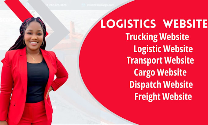 Design freight broker website, trucking, dispatch, logistics website, cargo by Favor_d | Fiverr