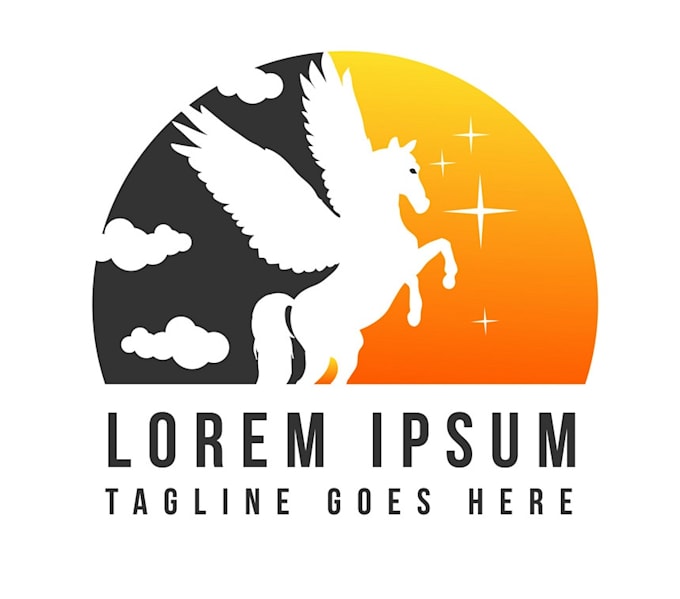 Do make an modern pegasus logo by Jacey_hackettgj | Fiverr