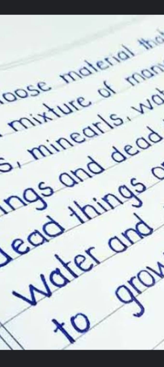 Do fast handwriting hand fast typing by Shaikhyasar274 | Fiverr